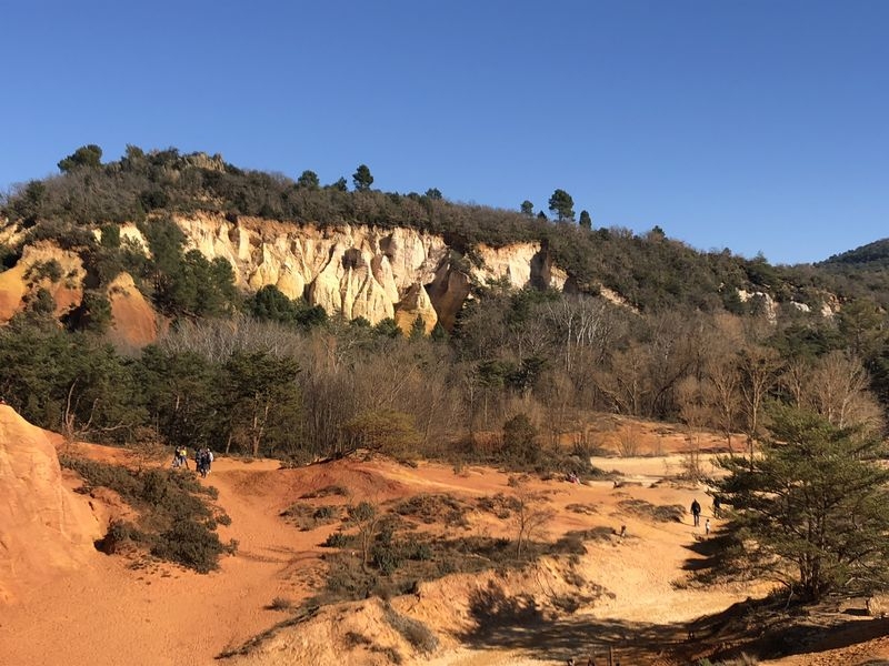 Colorado Provençal à Rustrel - Luberon à vélo - Provence